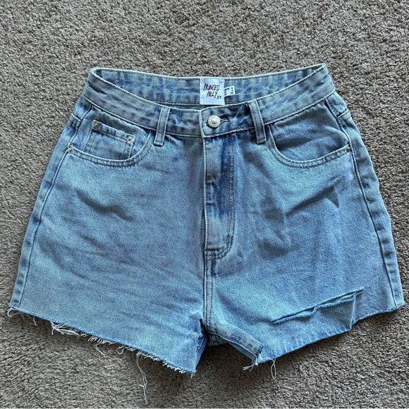 Princess Polly | Shorts | Princess Polly Blue Denim Shorts | Poshmark
